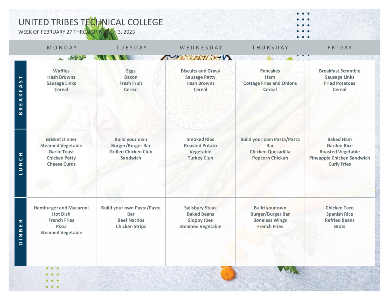 UTTC Dining Room - United Tribes Technical College
