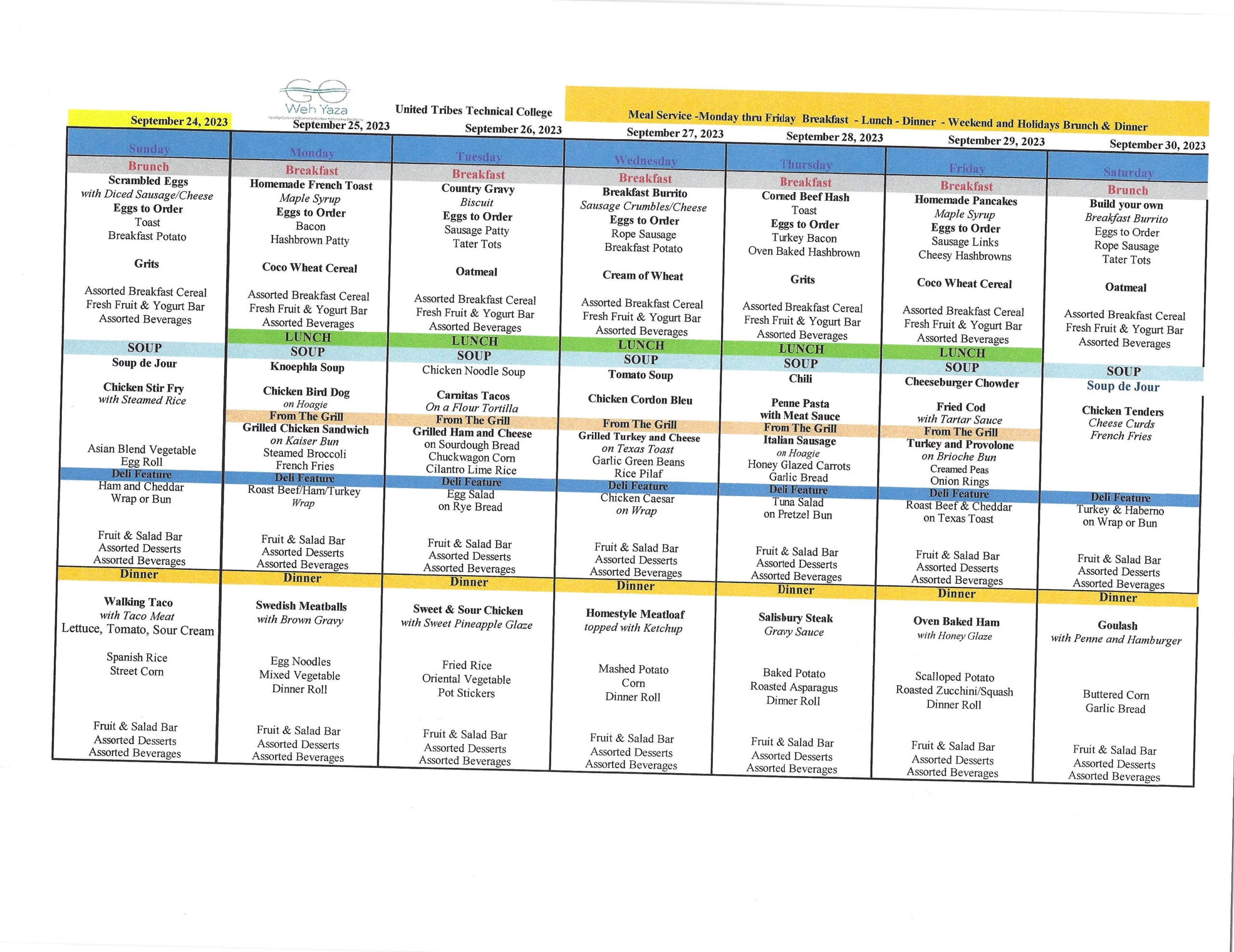 UTTC Dining Room - United Tribes Technical College