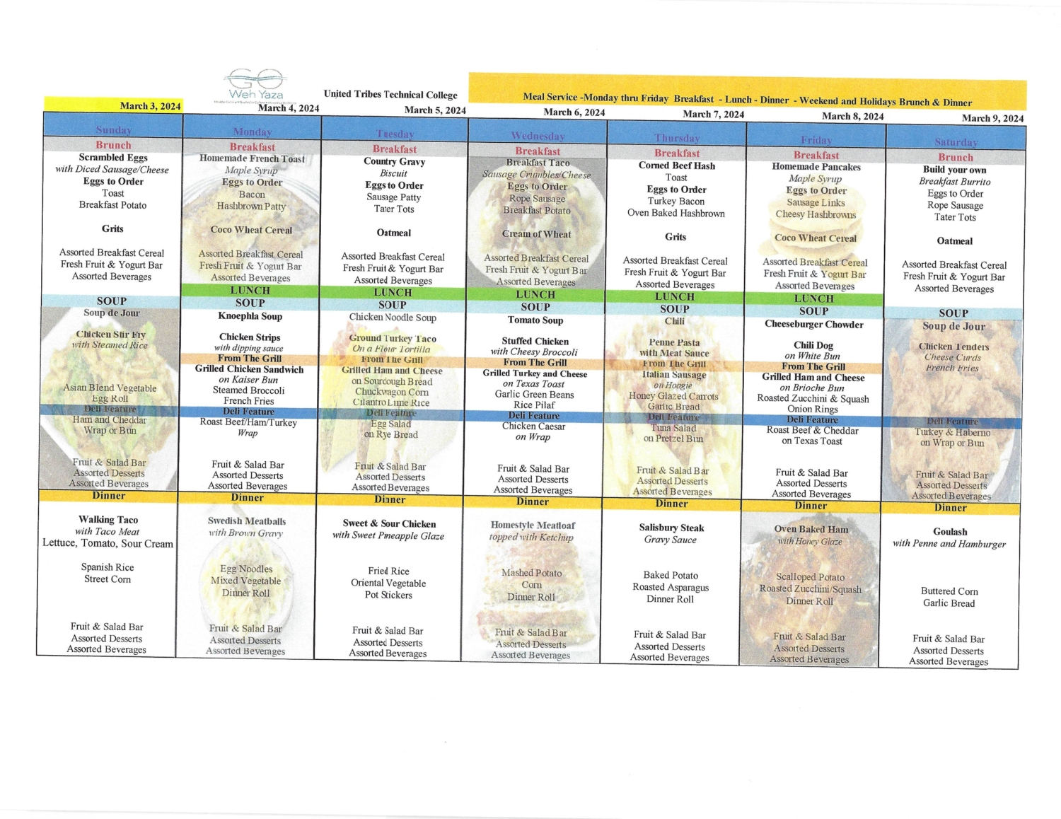 UTTC Dining Room - United Tribes Technical College