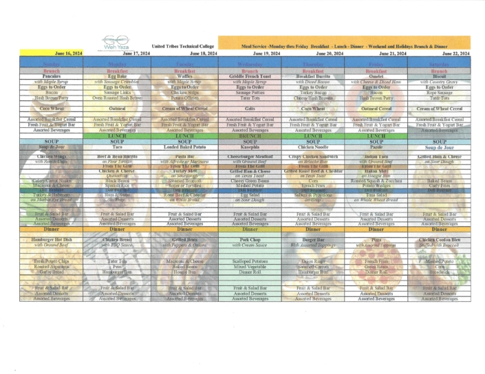 UTTC Dining Room - United Tribes Technical College