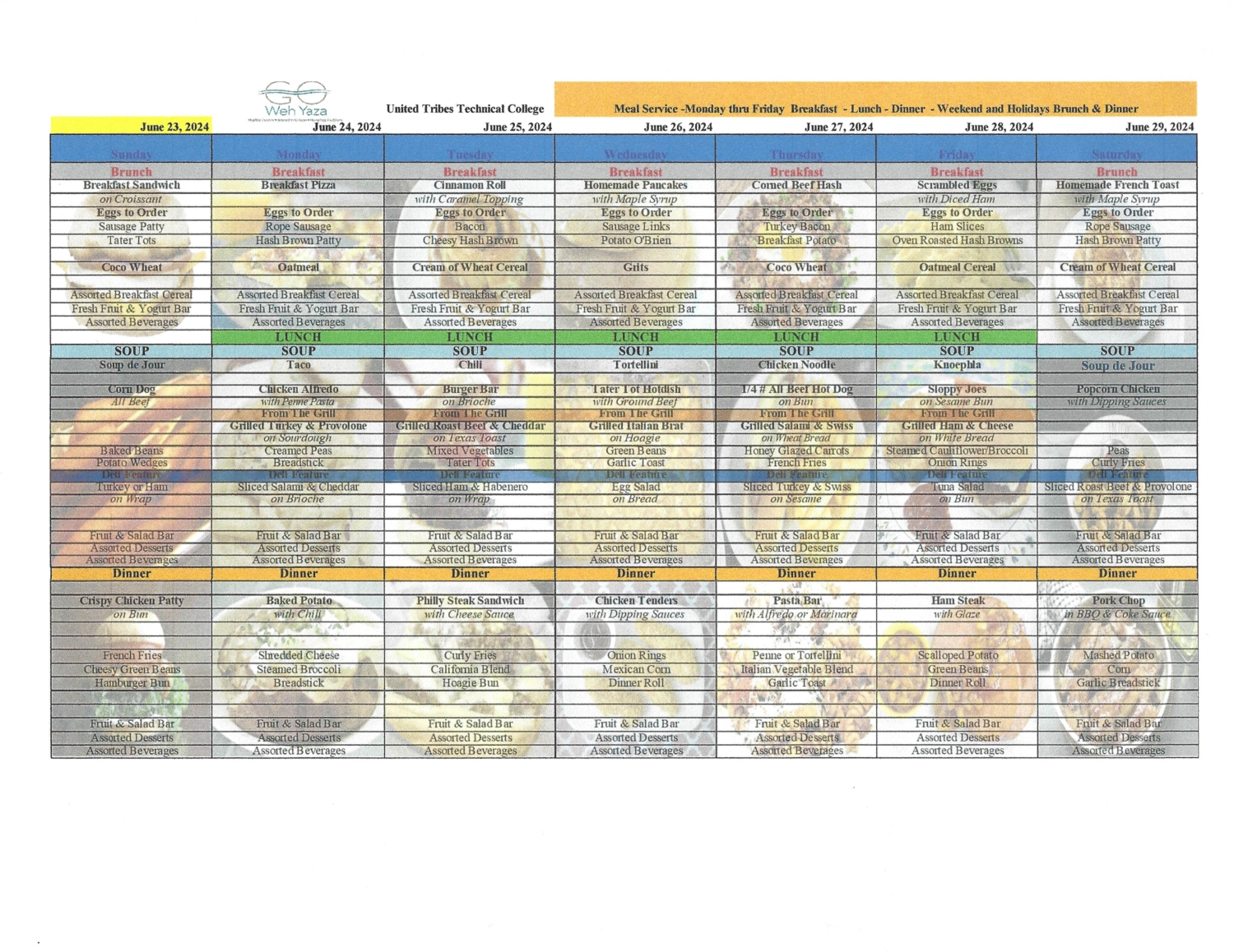 UTTC Dining Room - United Tribes Technical College