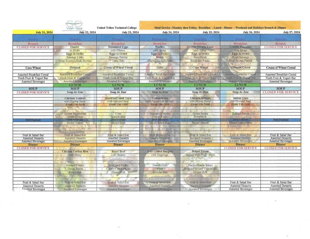 UTTC Dining Room - United Tribes Technical College