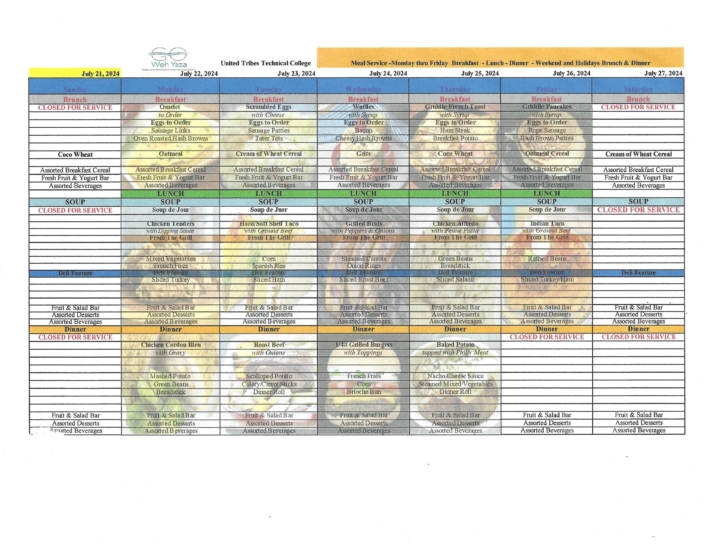 UTTC Dining Room - United Tribes Technical College